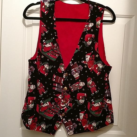 Handmade | Tops | Handmade Christmas Vest | Poshmark